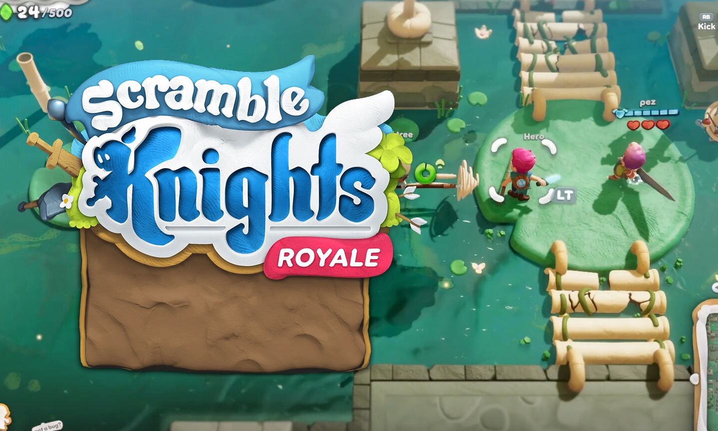 Scramble Knights Royale: Zelda-inspiriertes Battle Royale startet